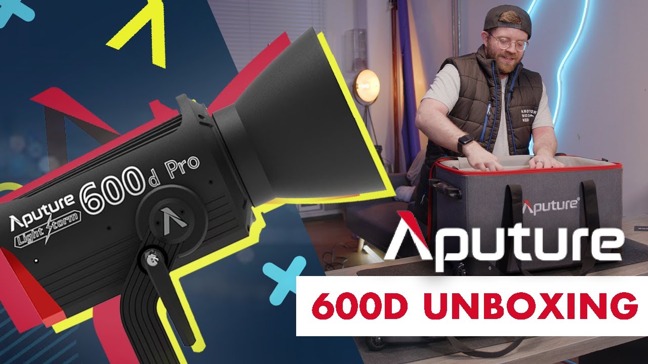 ITS SO BRIGHT!! - Aputure 600D Unboxing and review - YouTube