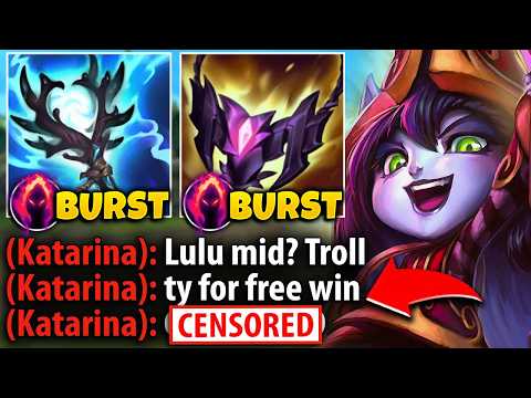 The enemy Katarina thought I was trolling with Lulu Mid... but then I destroyed her
