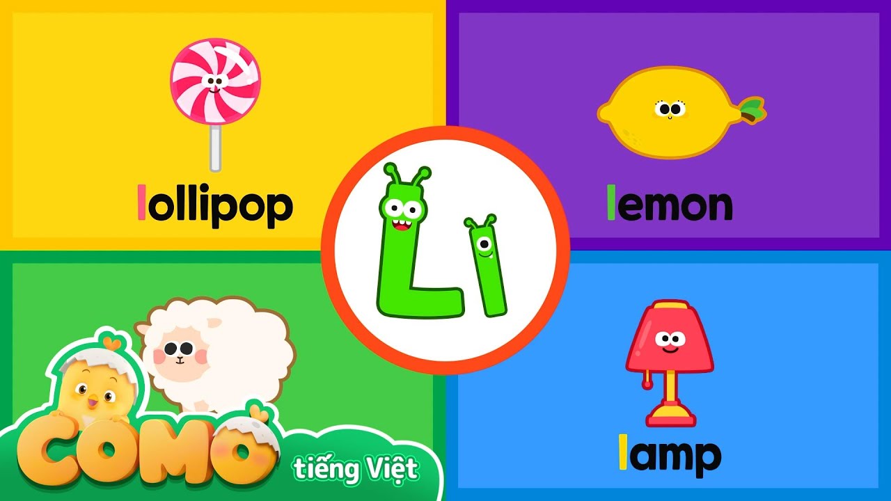 Como Phonics L, H~L | Como và tiếng Anh | Como bồm bộp | Hoạt hình dành ...