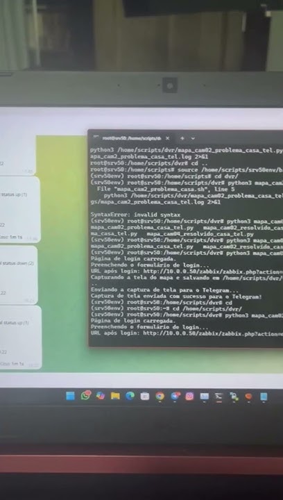 Zabbix - Script python Mapa para o telegram! - YouTube