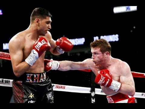 Canelo knocks out Khan cold! - YouTube