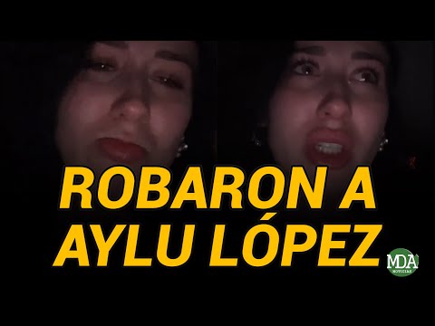 LADRÓN ROMPIÓ el VIDRIO del AUTO a AYLU LÓPEZ y le ROBÓ la PANTALLA, el ESTÉREO y sus PERTENENCIAS