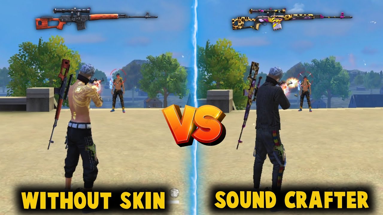 NEW SOUND CRAFTER SVD VS NORMAL SVD SKIN ABILITY TEST | BEST SVD SKIN ...