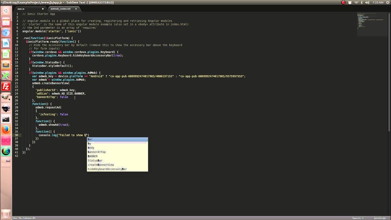 Using Admob With IonicFramework - YouTube