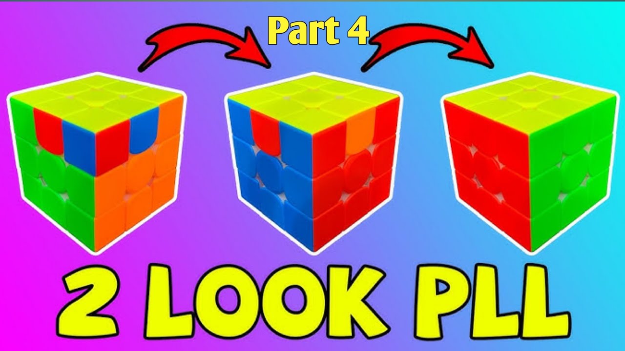 How to Make 2 LOOK PLL on Rubik'sCube| Rubik'sCube Solve| #cubesolve # ...