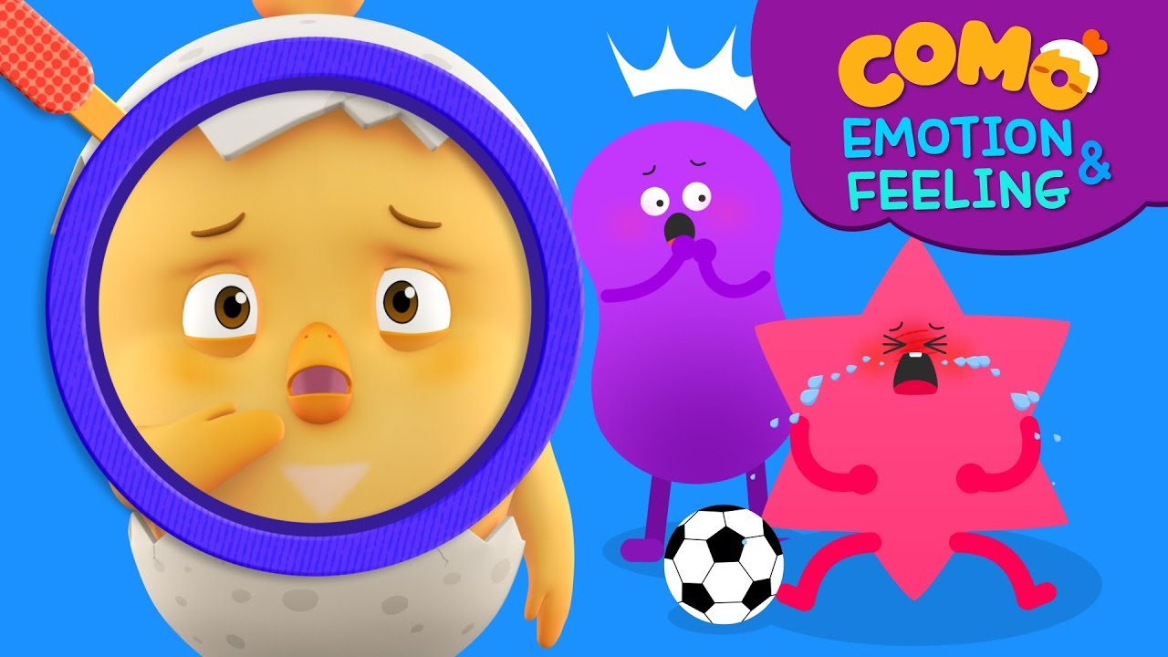 Emotion & Feeling with Como | Learn emotion | Sorry 2 | Cartoon video ...