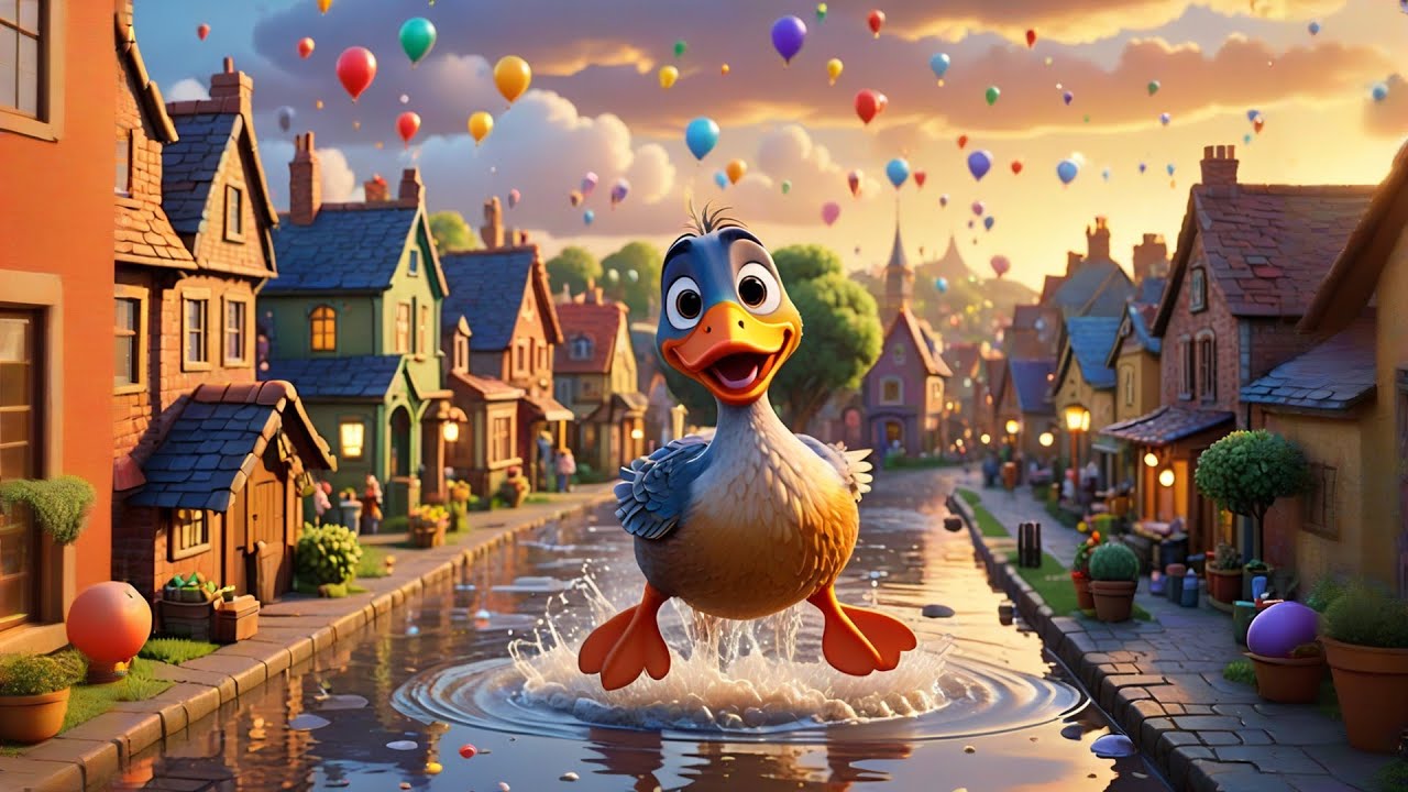 Dodo Duck Dances in Rain | Fun Kids Song | Nursery Rhymes and Baby ...