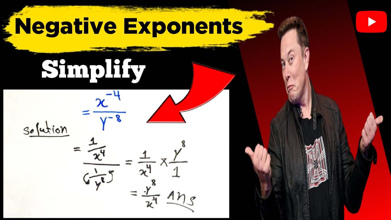Nagetive Exponents Explanation|Hot to solve Negative exponents| Ager ...