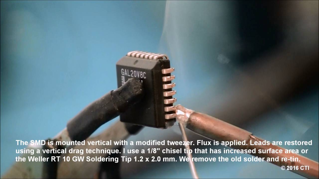 Component Salvage & Restore - Solder techniques, tricks & secrets - YouTube