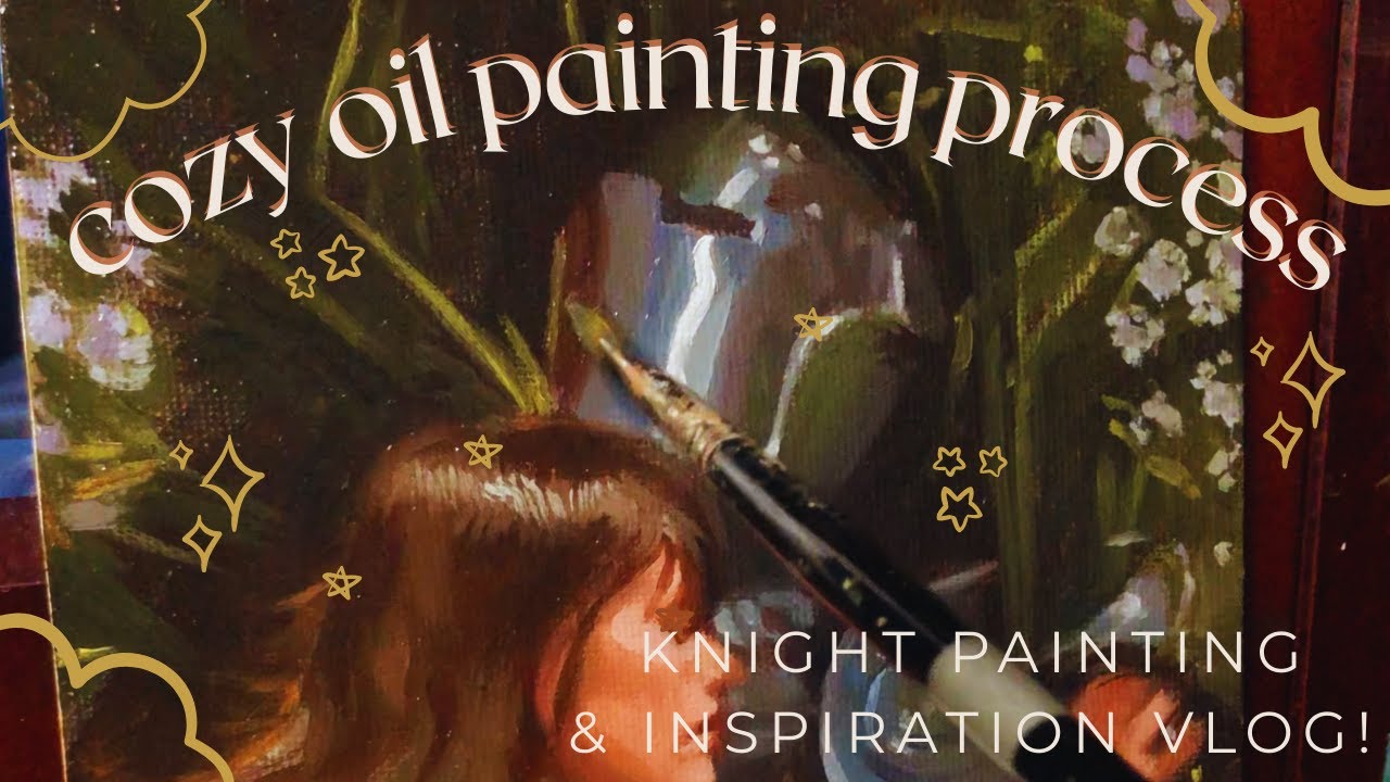 Knight & Lover oil painting full process - YouTube