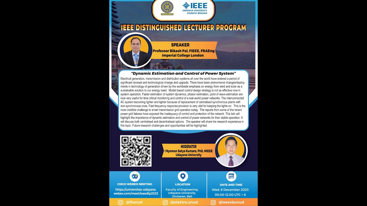 IEEE DISTINGUISHED LECTURER PROGRAM - YouTube