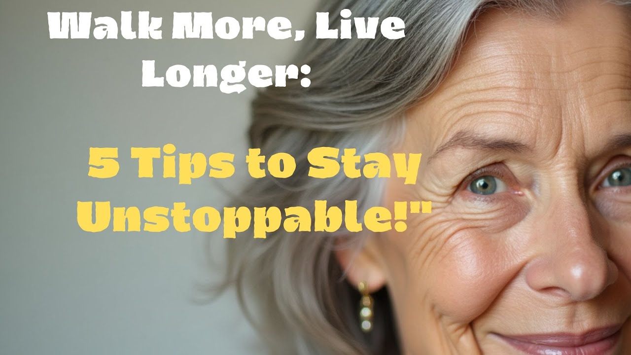 "WALK MORE, LIVE LONGER: 5 TIPS TO STAY UNSTOPPABLE – MOTIVATIONAL ...