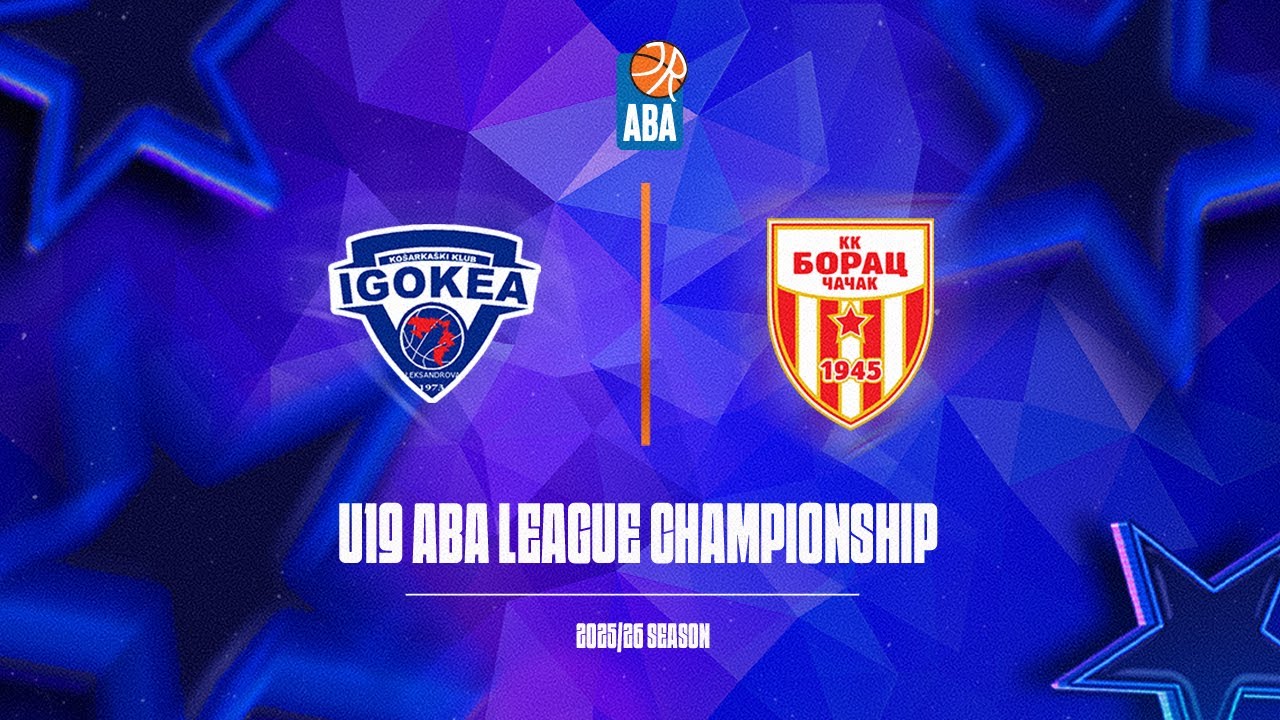 U19 ABA League Ch. 2025/26, Round 1: Igokea m:tel U19 - Borac Mozzart ...