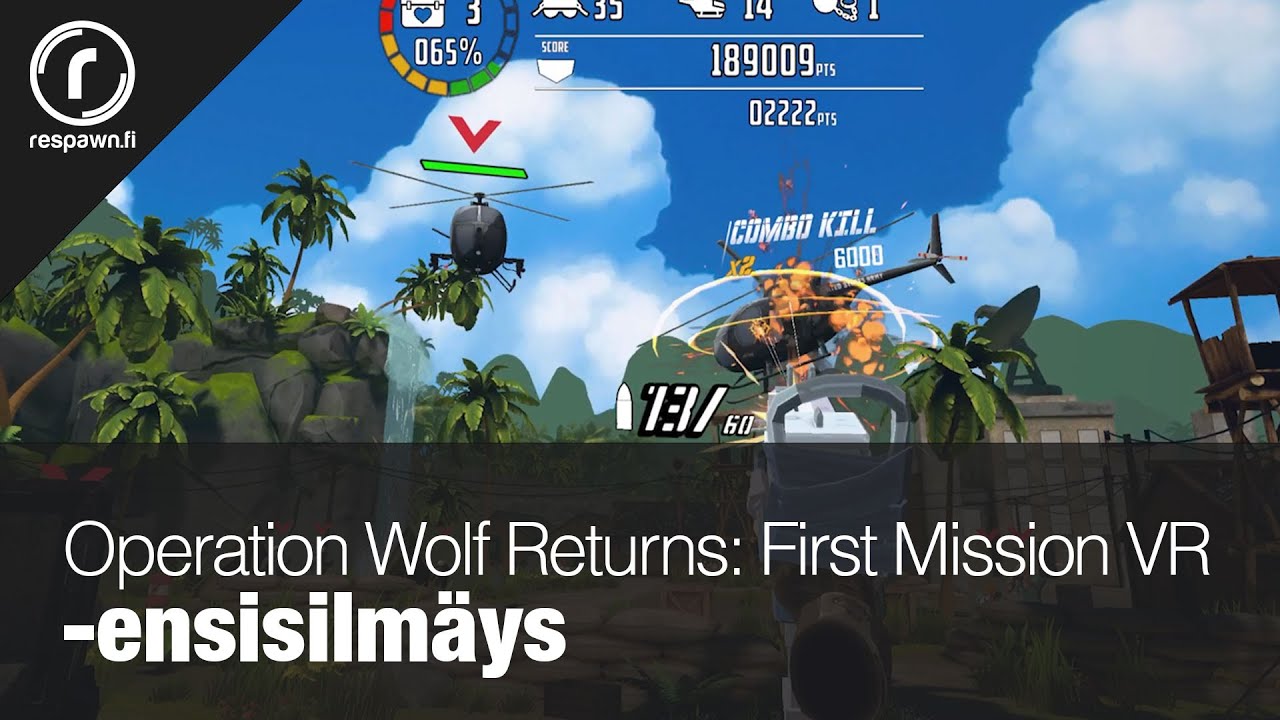 Operation Wolf Returns: First Mission VR -ensisilmäys - YouTube