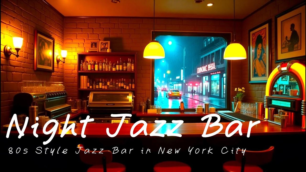 【Jazz BGM】#75Night Jazz Bar NYC Jazz Nights Feel the Rhythm – 80s Style ...