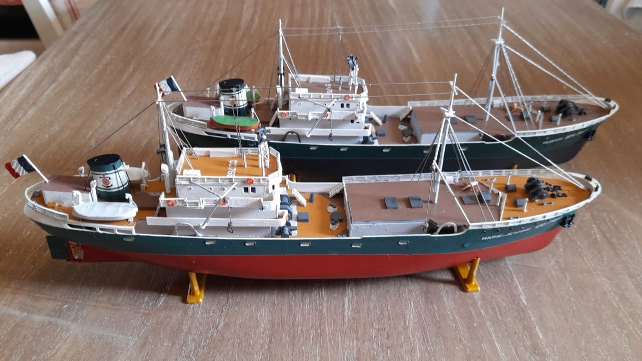 Schiffsmodelle des französichen Herstellers HELLER - YouTube