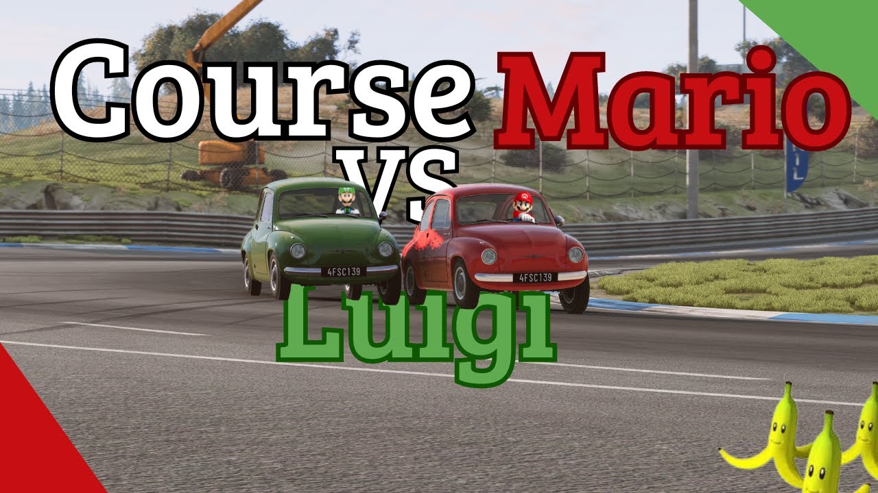 Course MARIO vs LUIGI sur BEAMNG.DRIVE ! (dans des piccolina) - YouTube