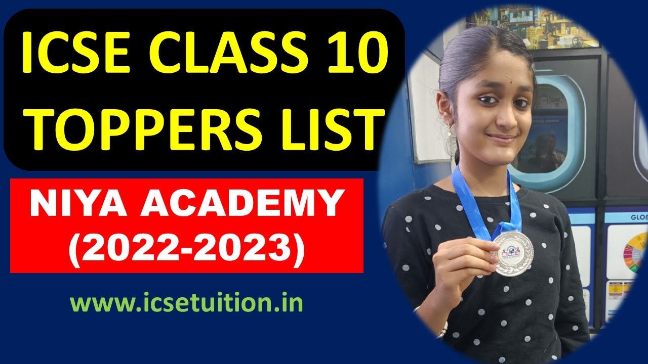 icse class 10th topper | class 10 icse topper | how to top icse class ...