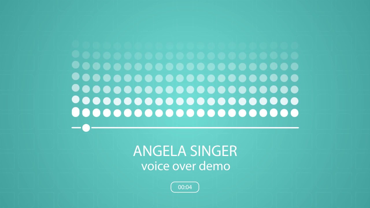 Angela Singer Voice Over Demo - YouTube