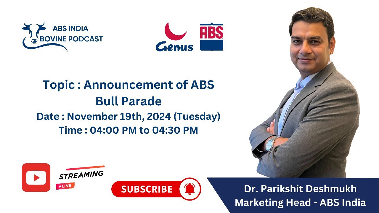 ABS INDIA Bull Parade Announcement - YouTube