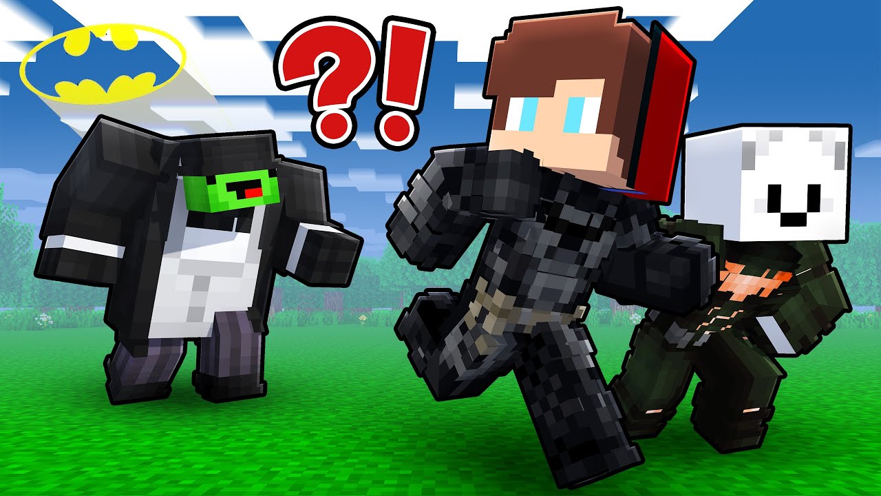 BATWING and BATMAN Speedrunners vs KINGPIN Hunter in Minecraft Maizen ...