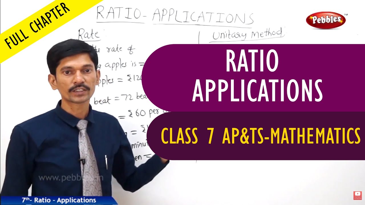 #Ratio applications full lesson | Mathematics | Class 7 | AP&TS ...
