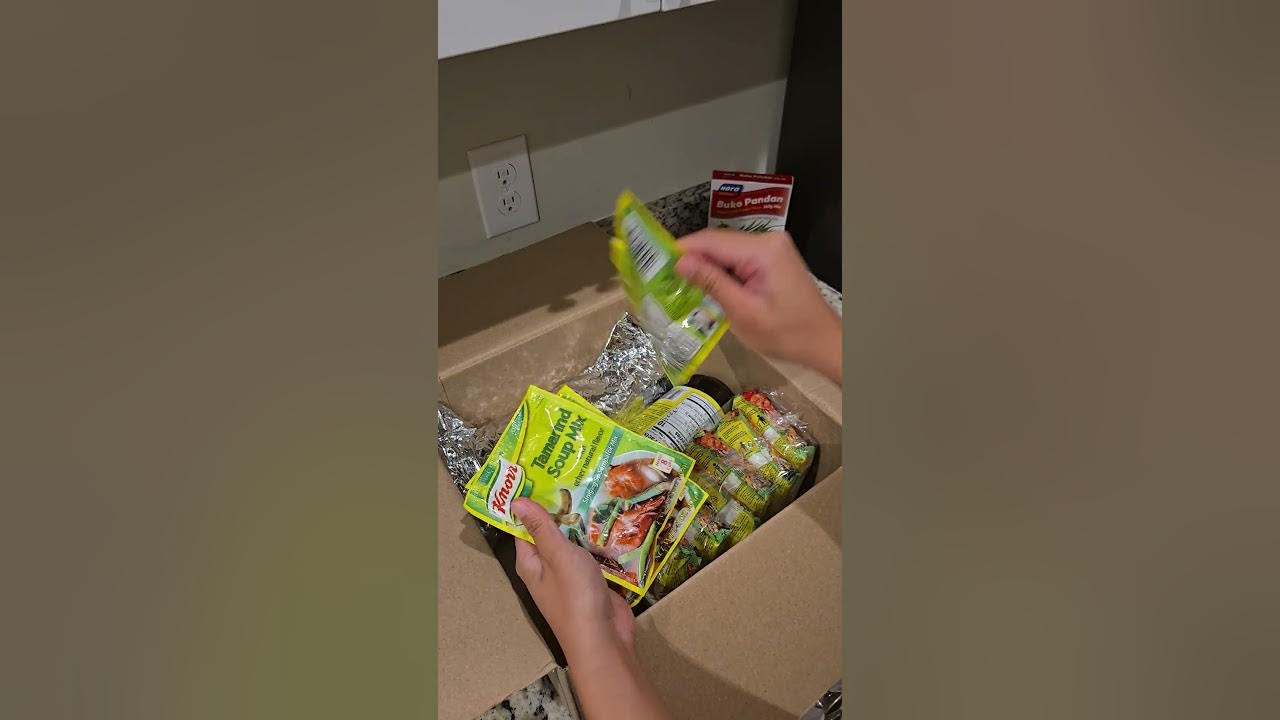 Unboxing Weee! Groceries #weee #filipinofood #siomai #toyo #pancitcanton - YouTube