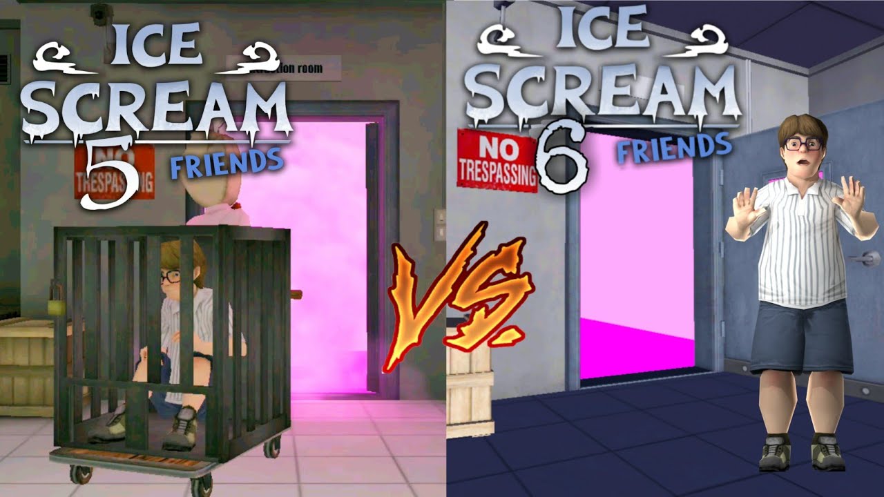 ICE SCREAM 6 PINK ROOM VS ICE SCREAM 5 PINK ROOM | ICE SCREAM 6 TRAILER ...