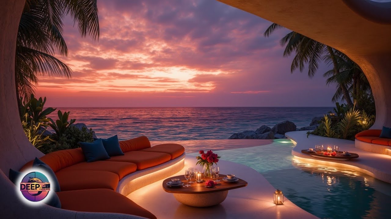 Deep House Sunset Mix 2025 ~ Tropical Ocean Villa Chill Vibes | Unwind ...