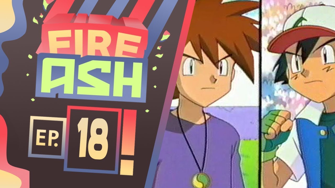 Pokemon Fire Ash Part 18 ASH VS GARY OAK! ( Pokemon Fan Game ) Gameplay ...