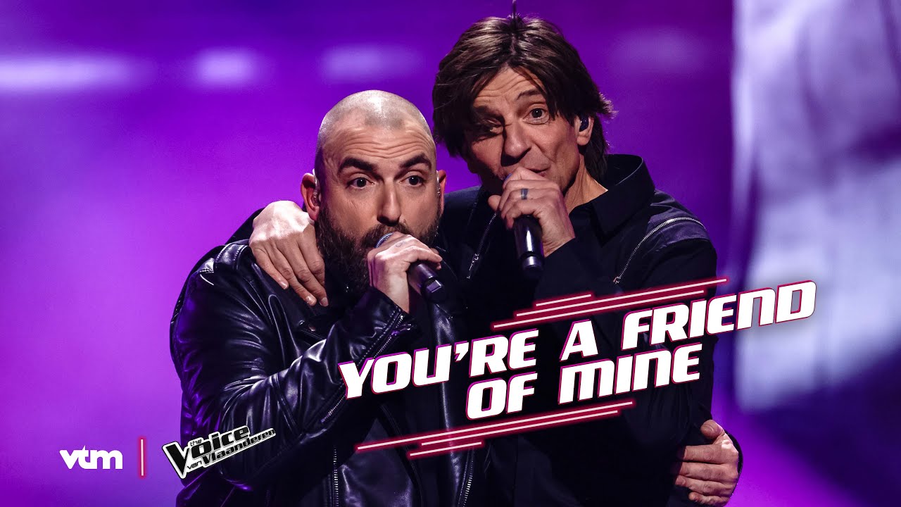 Johan & Koen - 'You're A Friend Of Mine' | Liveshow 3| The Voice van ...