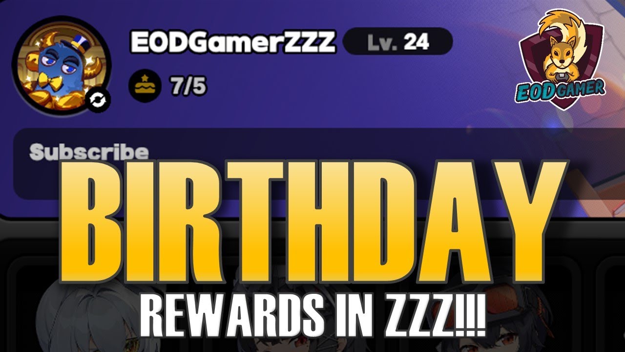 What Birthday Gifts You Get in Zenless Zone Zero - YouTube