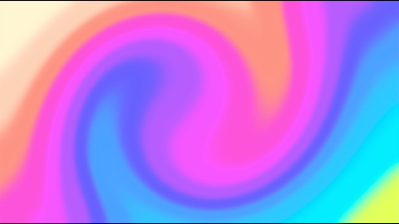 1 Hour Vibrant Multicolor Pastel RGB LED Swirling Screen Saver Animated ...