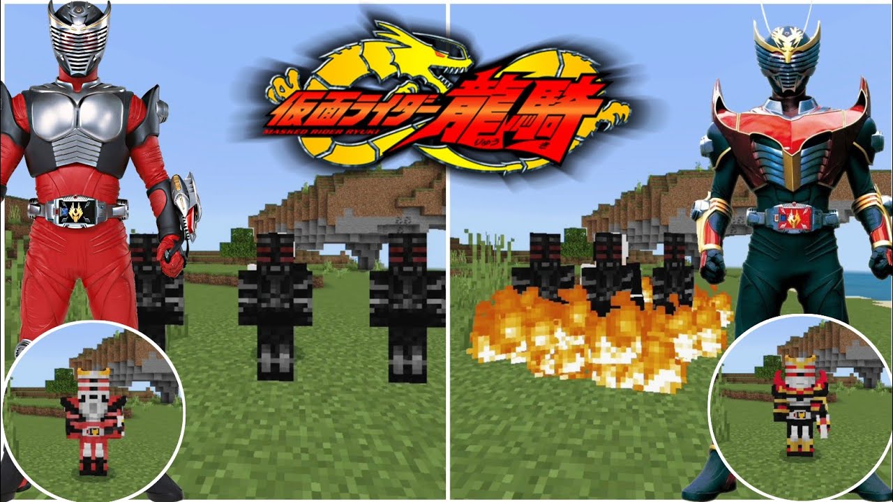 Kamen Rider Ryuki Addon For Minecraft PE/Bedrock 1.19 | Kamen Rider ...