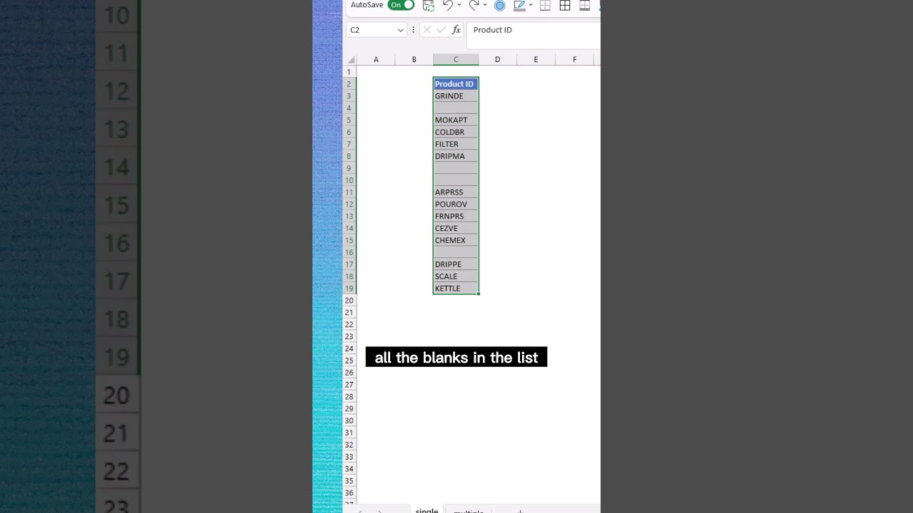 How To Remove Blanks In Excel YouTube How To Remove Blanks In Excel YouTube