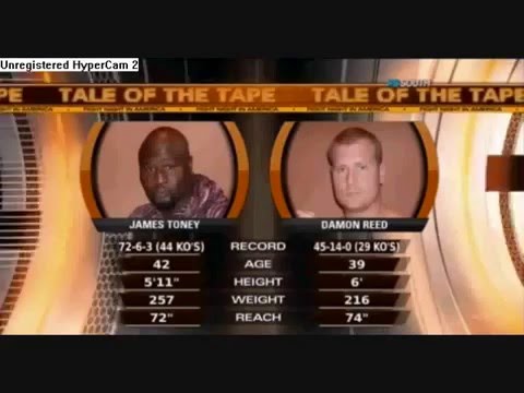 James Toney vs Damon Reed 2/24/2011 Fight #84 Part 1 of 3 - YouTube