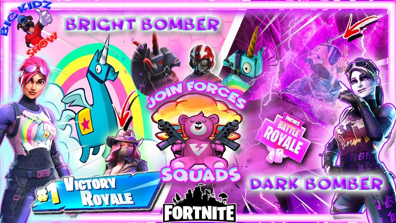 Dark Bomber & Bright bomber Join Forces! (FORTNITE BATTLE ROYALE ...