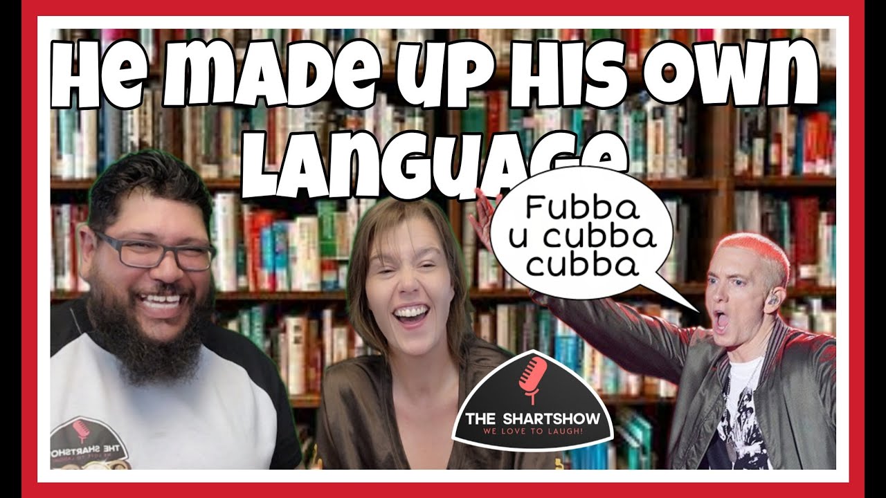 Eminems reaction video for his new language freestyle. - YouTube
