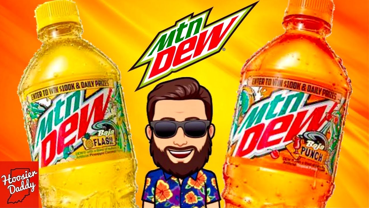 Baja Flash & Baja Punch | New Mountain Dew flavors ️ - YouTube