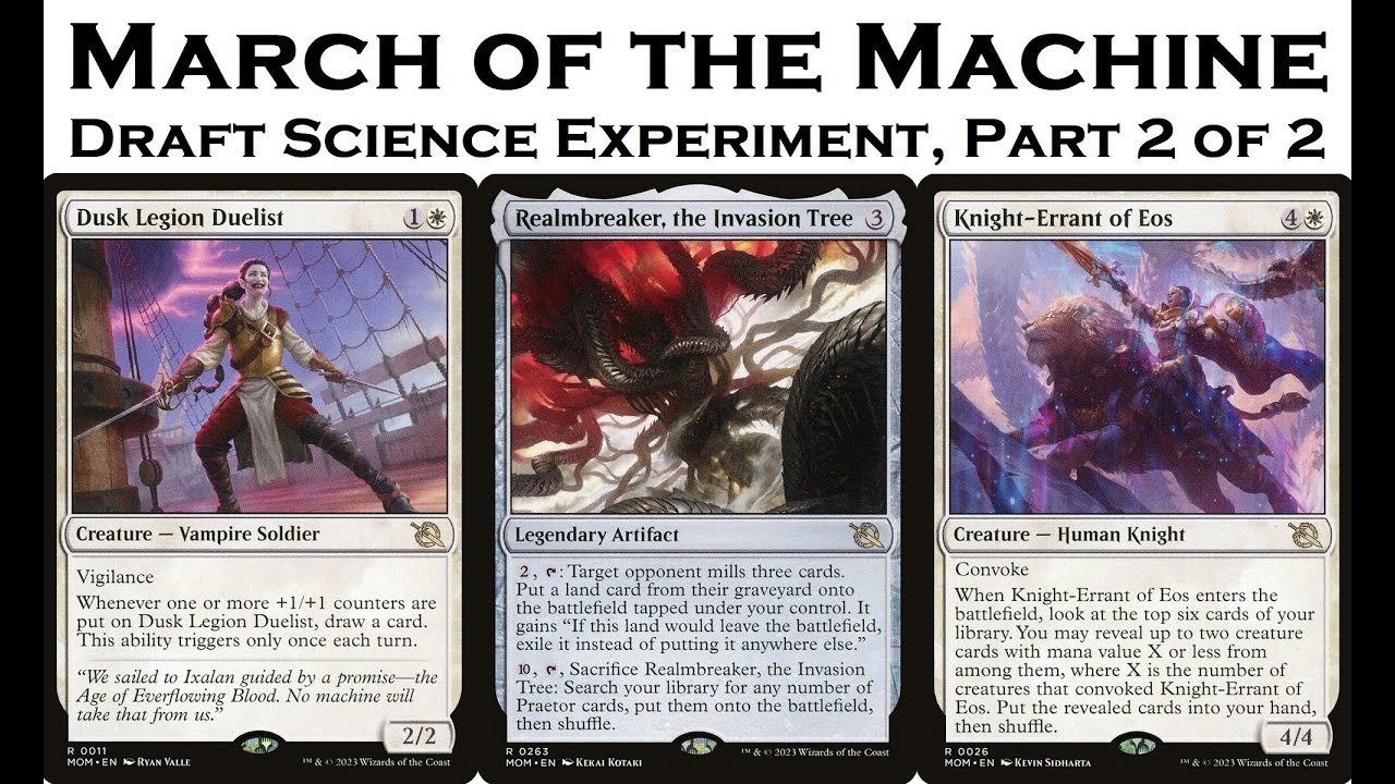 March of the Machine Draft Science Experiment, Part 2 of 2 - YouTube