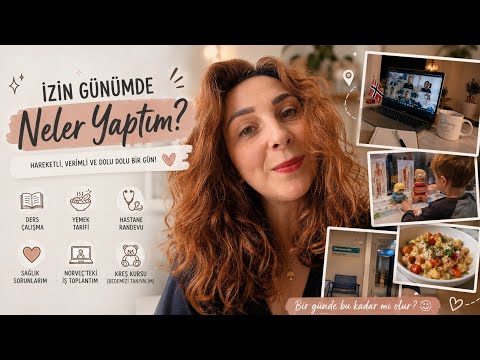 Norveç’te Günlük Hayat Vlogu 🇳🇴Bir Güne Bu Kadar Şey Sığar mı?Ders Çalışma,Hastane, Norveç’te eğitim