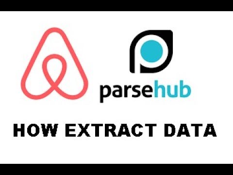 How use PARSEHUB for AIRBNB - YouTube