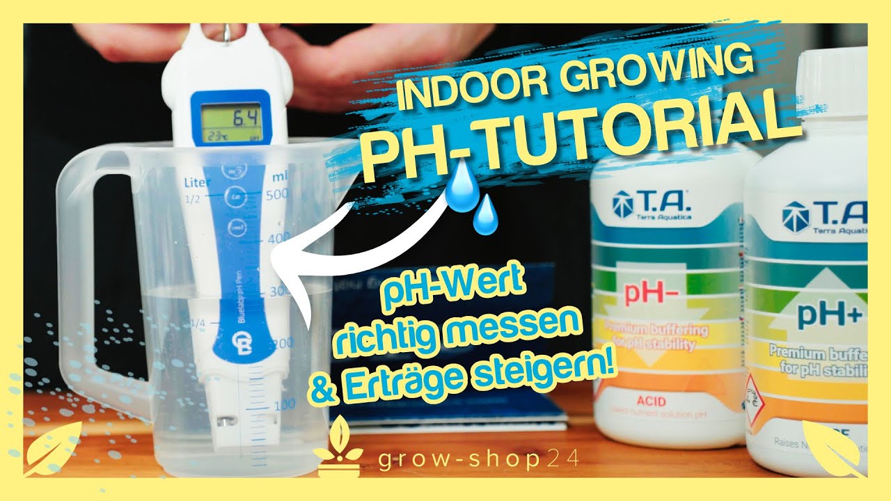 Grow Tutorial: pH-Wert verstehen und richtig messen! - YouTube