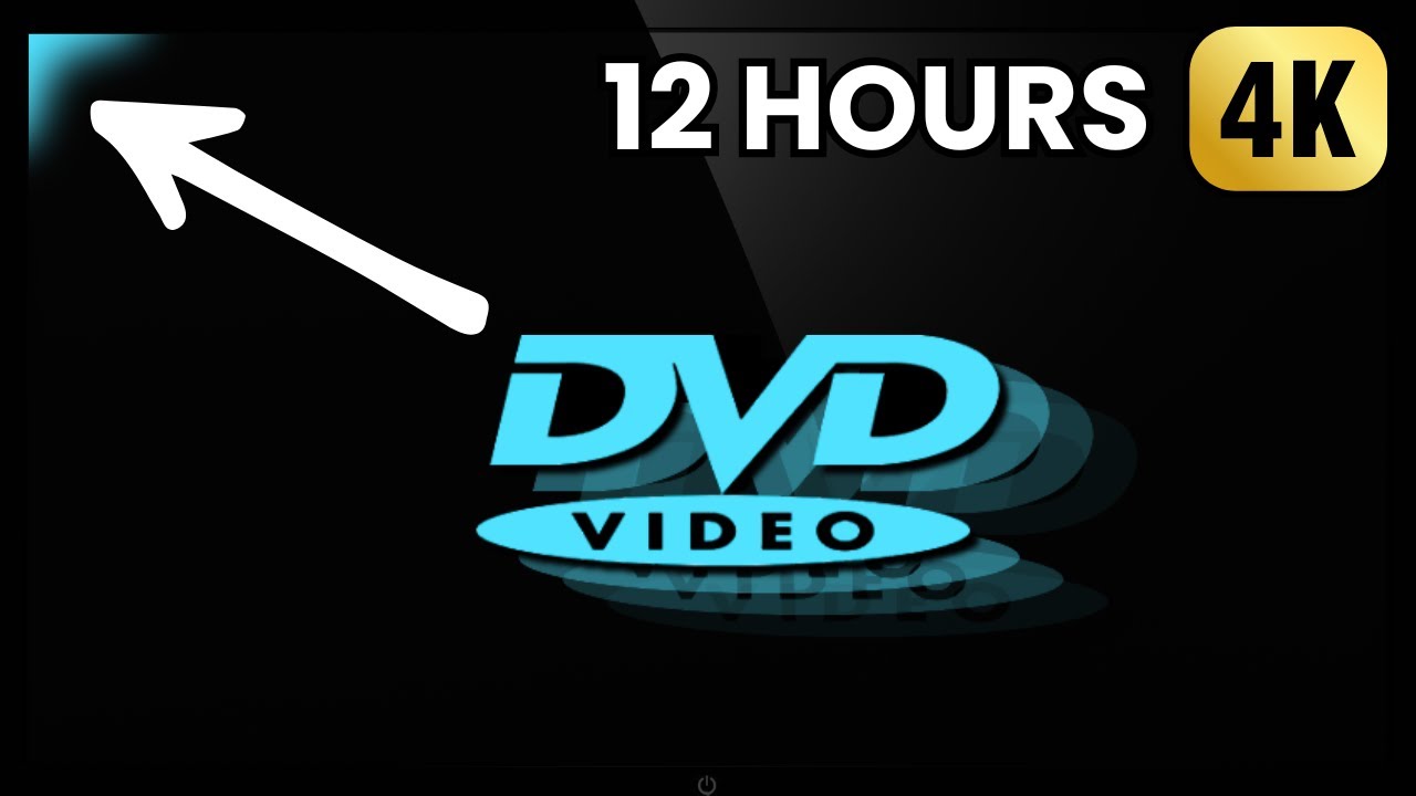 Bouncing DVD Logo Screensaver 12 Hours (4K Ultra HD) - No loop, no ads ...