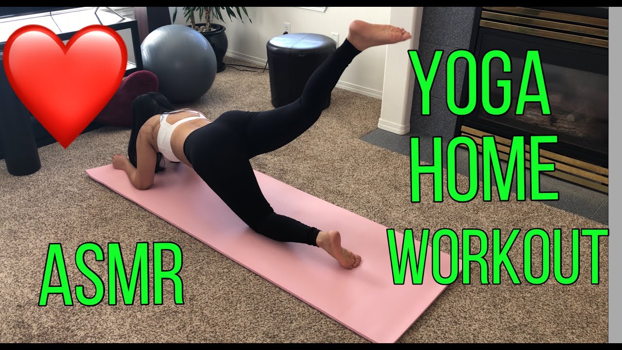 Yoga Home Workout ASMR - YouTube