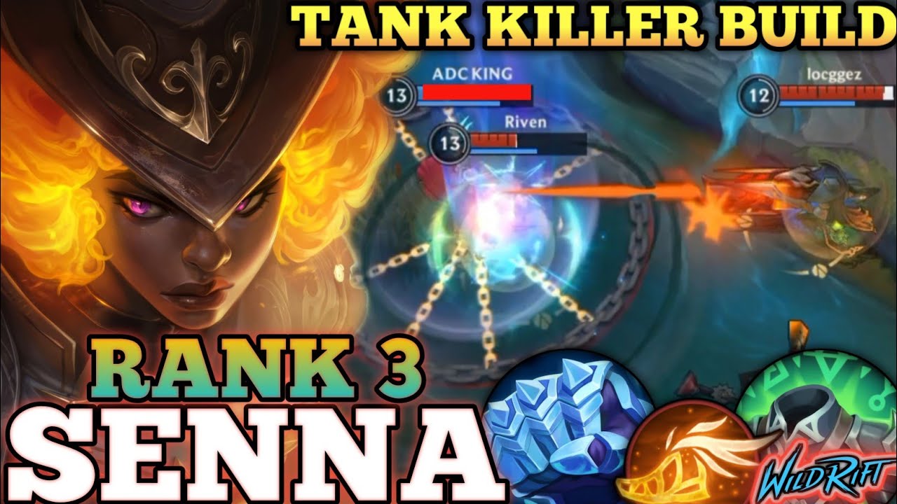 SENNA OVERPOWER TANK BUILD! DEADLY MAX STACK DAMAGE - TOP 3 GLOBAL ...