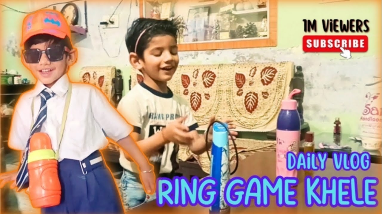 Ring Game Khele || Full Masti Day || Ring wali Game Ghar main kase ...