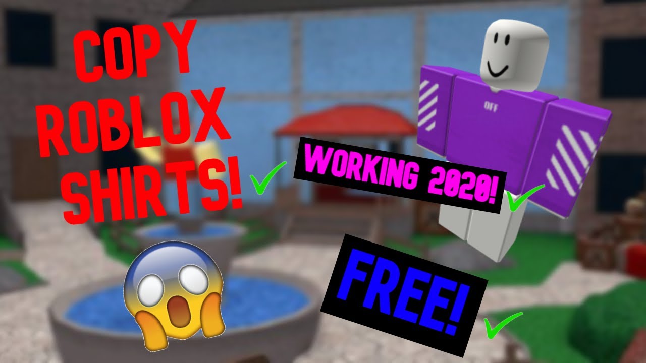 Roblox HOW TO COPY SHIRTS AND PANTS 2020 (working not patched) - YouTube