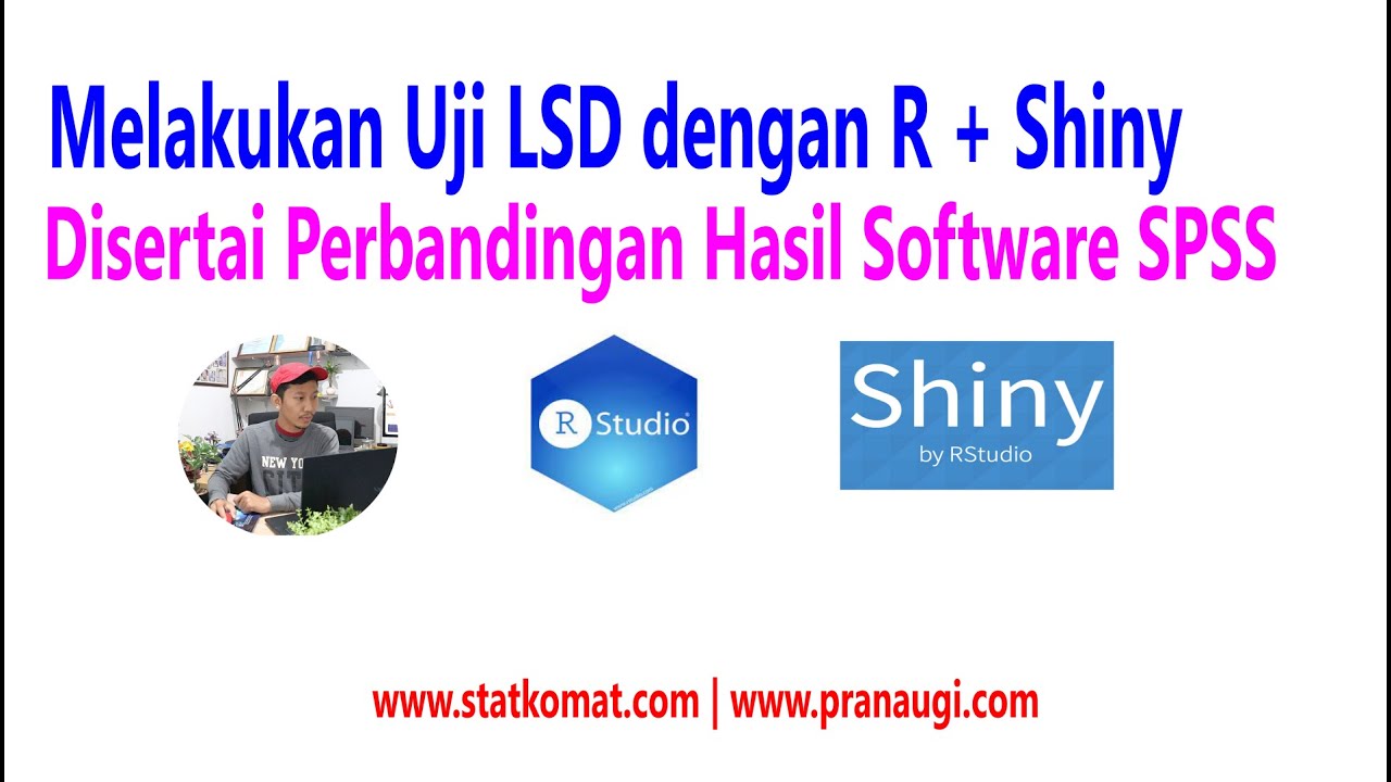 Melakukan Uji LSD dengan R Studio, R Shiny dan SPSS - YouTube
