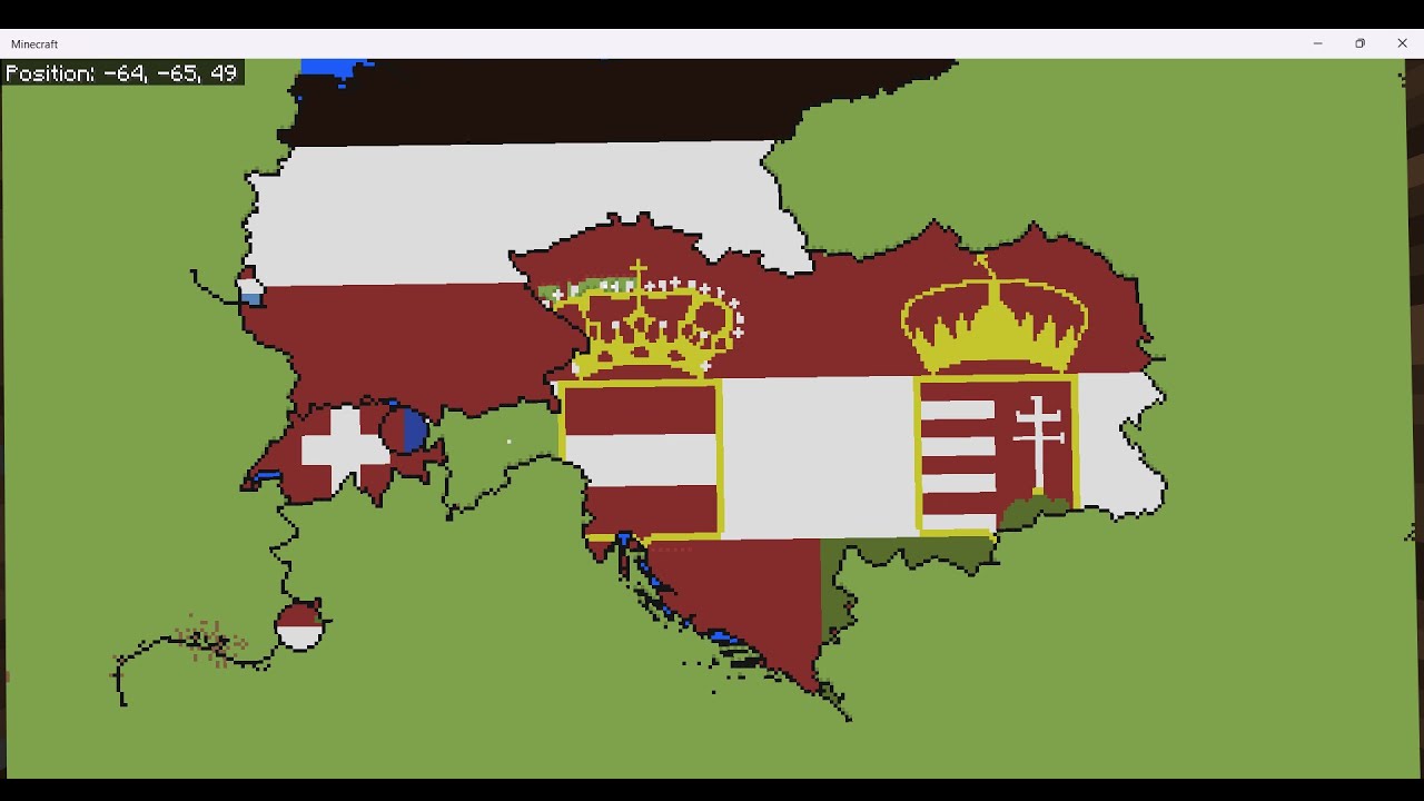 how to build Austria and hungary in minecraft - YouTube